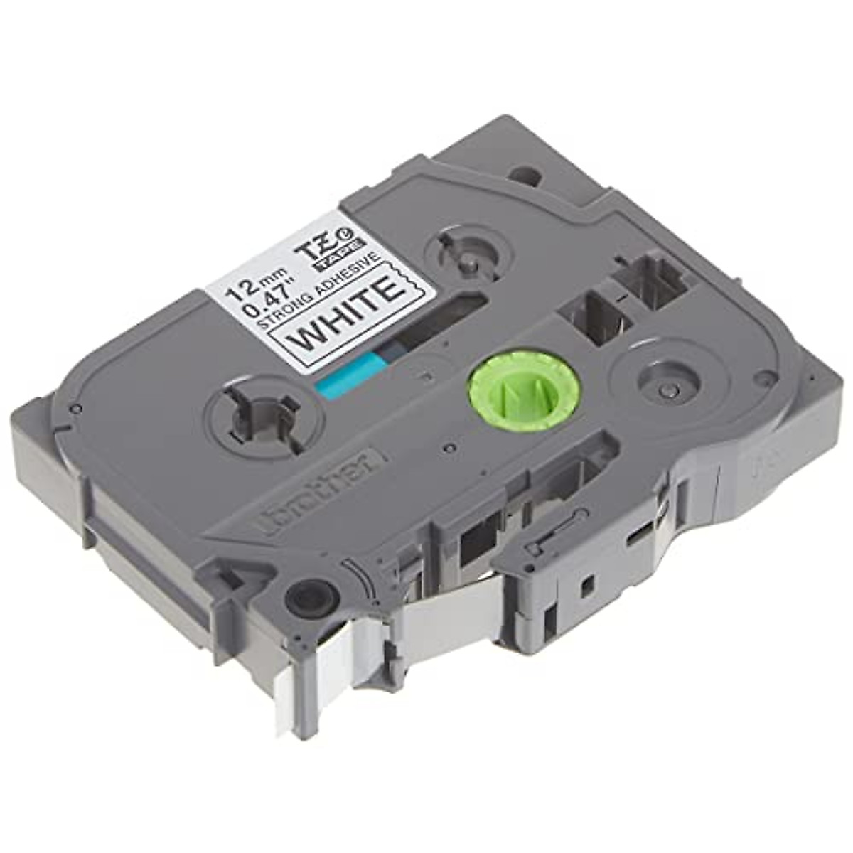 Brother Genuine P-touch TZE-S231 Label Tape, 1/2" (0.47") Extra Strength Adhesive Laminated P-touch Tape, Black on White, Laminated for Indoor or Outdoor Use, Water Resistant, 26.2 Feet (8M), Single-Pack