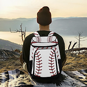Softball Baseball Cooler Backpack for Women Men Picnic Cooler Bags Insulated Waterproof Leak Proof Portable Lunch Backpack for Work Hiking, Camping, Picnic