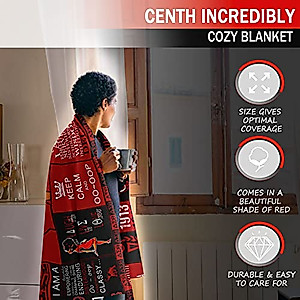 Centh Sorority Gifts for Women Sorority Blanket 50''x60'', African American Sorority, J1913 Elephant Sorority Birthday Gifts for Women Girl Throw Blanket