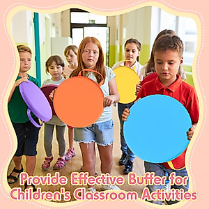 Suzile 12 Pcs 12'' Floor Cushions for Classroom Flexible Floor Seating with Handles Classroom Carpet Cushions for Kids Toddlers Daycare Preschool Furniture