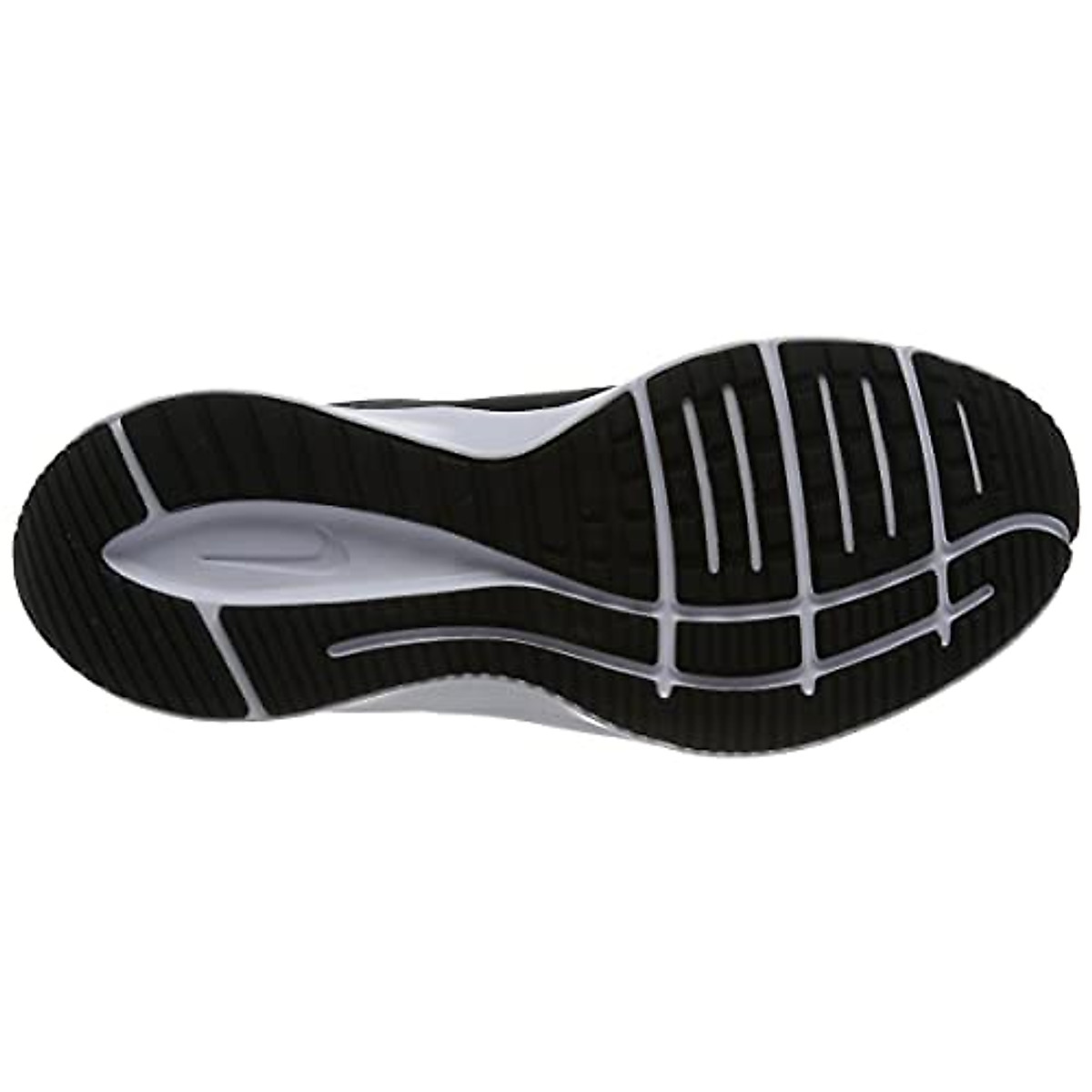 Nike Women's Race Running Shoe, Black White Hyper Pink Dk Smoke Grey, 6