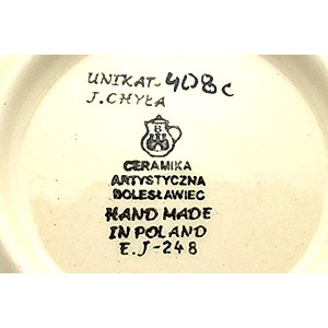 Polish Pottery Bowl - Contemporary Salad - Unikat Signature - U408C