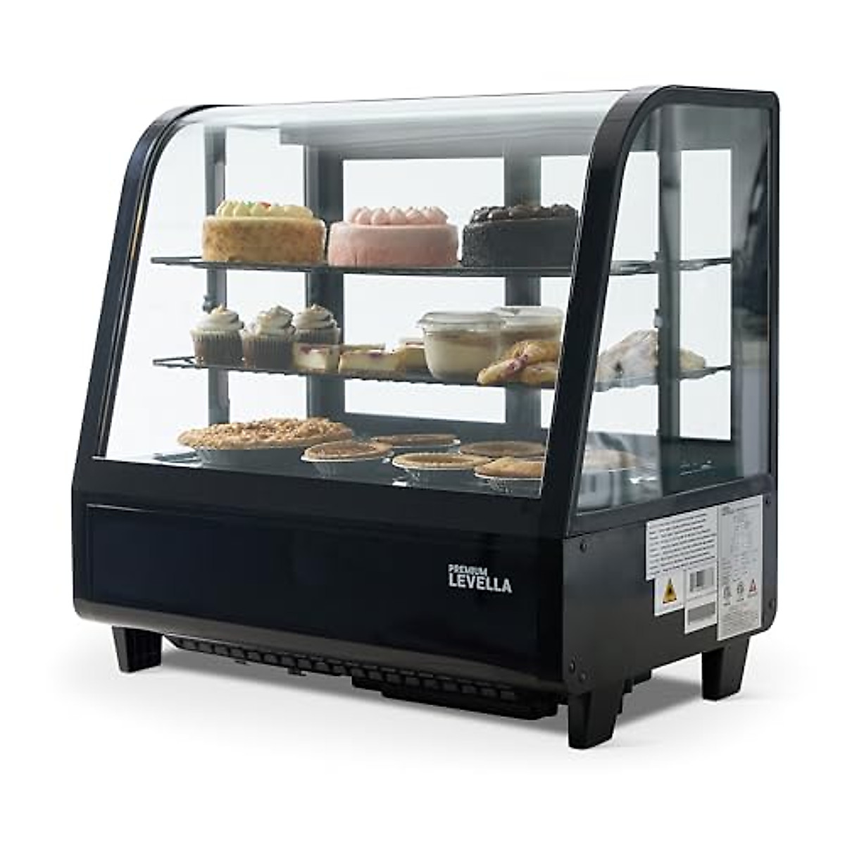 PremiumLevella PCRN357DR 3.5 Cu. Ft. Countertop Refrigerator Display Case