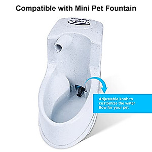 SanKlev SP-400LV Cat and Dog Water Fountain Pump with Grommet,USB Replacement Pump for Original Mini Pet Fountain