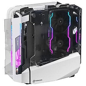 Antec Striker Aluminum and Steel ITX Computer Case, Front GPU Mount, Up to 4 x 120 mm Fan Support, USB 3.1 Type-C Ready and PCI-E Riser Included (Striker Mini)