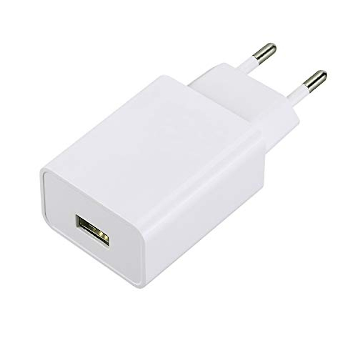 European Charger Adapter 2-Pack 5V/2A EU Charger Plug Power Adapter for iPhone,Samsung Galaxy,Huawei,Xiaomi,LG,Motorola,HTC etc.