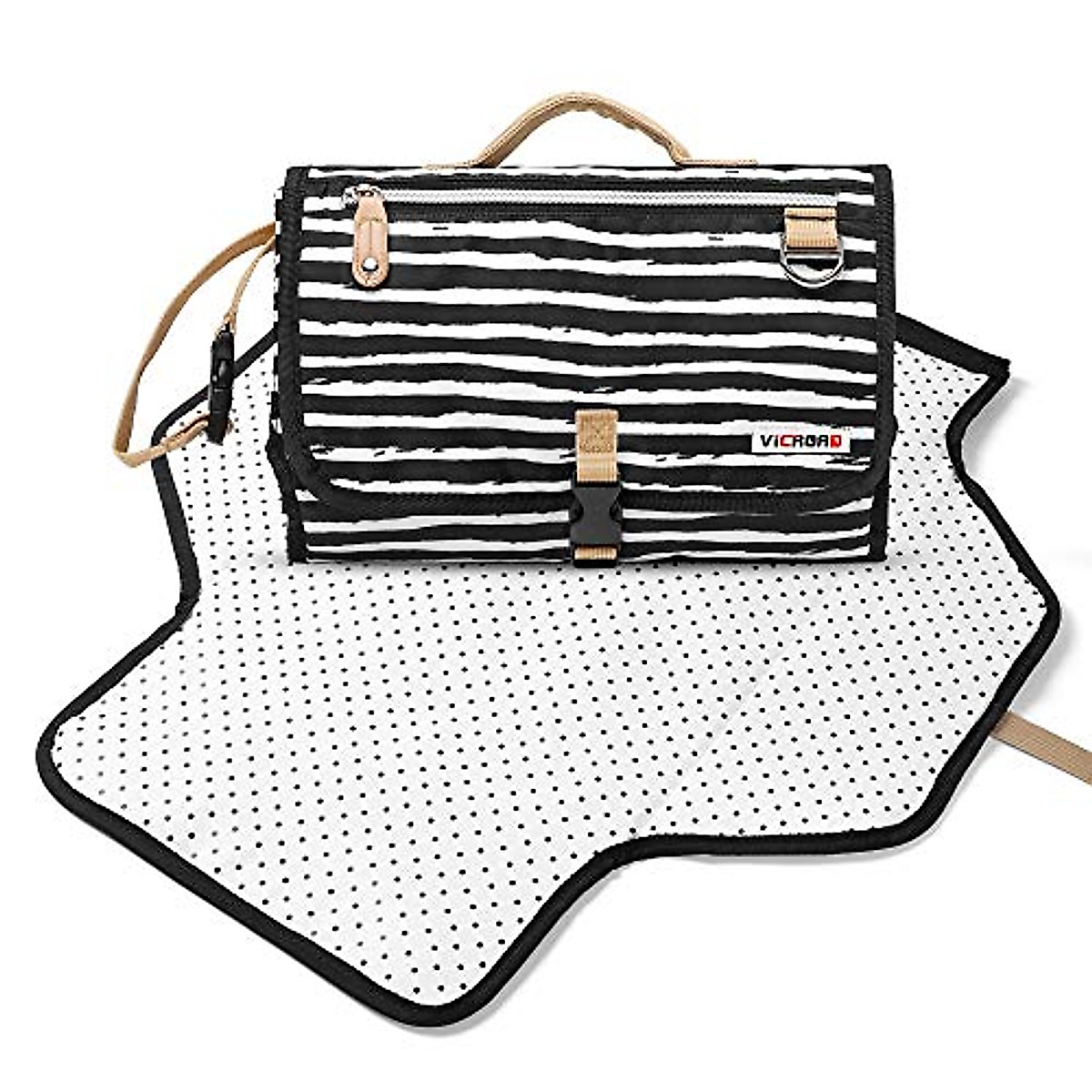 Waterproof Baby Diaper Changing Pat, Extra Large 97cmx54cm (38"x24" inch)Portable Nappy Changing Pat with Storage Pockets, Foldable Cushioned Travel Change Pat for Infants Home Travel Outdoor