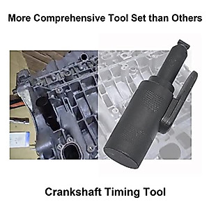 Yuesstloo Camshaft & Crankshaft Timing Locking Tool Kit, Compatible with Volvo S40 S60 XC90, Replace 9995452, with Carrying Case & Gloves