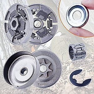 Mtanlo .325 Spur Sprocket Cover Clutch Drum Kit For Stihl MS261 MS261C MS271 MS271C MS291 MS291C Chainsaw Replace # 1121 160 2051, 1141 640 2001