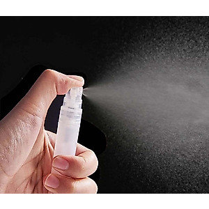 Furnido 10ml 1/3oz Mini Portable pen Perfume Bottle Spray Bottle sample small empty containers fragrances atomizer refillable bottles colored Plastic Pen Shape Travel set-pack of 10 Random Color