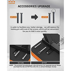 Lusper Weight Bench for Home Gym, Adjustable and Foldable Weight bench, Multi-purpose Workout Bench, Bench Press Sit up Incline Flat Decline all in 1, Stable Gym Bench for Full Body Exercise