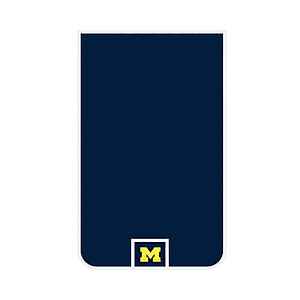 Creative Knitwear Diaper Tote Bag, Large Multi-Purpose Bag with Changing Pad, Michigan Wolverines Logo, Navy/Gold