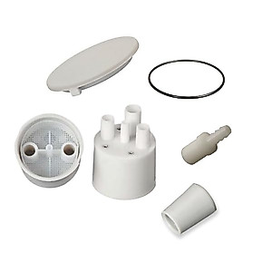 AmeriCan Goods Dental DCI International Vacuum Canister Type A Canister & Accessories 2 1/8”Complete Set Canister, Lid, Adappter, Plug, O-Ring (Complete Set)