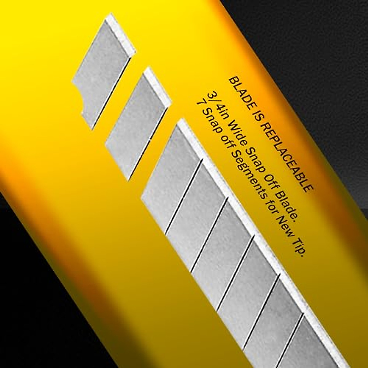 100 Bulk Utility Knives Box Cutters Snap Off Blades Black