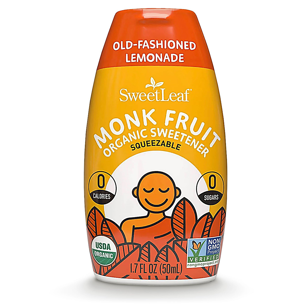 SweetLeaf Lemonade Liquid Monk Fruit - Monk Fruit Liquid Sweetener Drops, Organic Monk Fruit Extract, Zero Calorie Sweetener, Sugar Free, Keto Friendly, Erythritol Free - 1.7 Fl Oz
