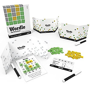 Hasbro Gaming Wordle The Party Game for 2-4 Players, Official Wordle Board Game Inspired by New York Times, Games for Ages 14+, Word Games