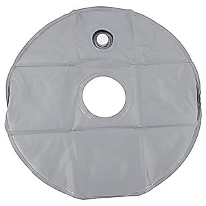 Ejoyous Flag Base Weight Bag for Umbrella, Foldable Portable Sunshade Umbrella Ground Feather Flag Base Holder Round Water Weight Bag Sandbag for Outdoor Patio Beach Garden - Filled with Water