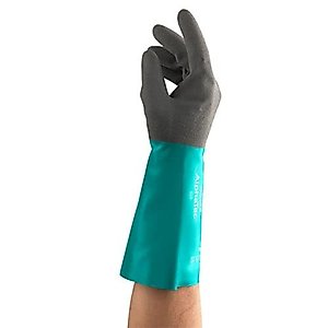 Ansell ?58535B090 AlphaTec Gloves, 1-Pair, Lot of 12
