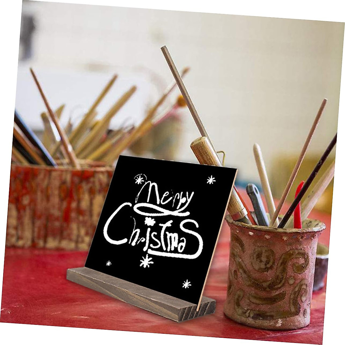 3 Pcs Wedding Signs Mini Chalkboard Mini Wooden Blackboard Table Centerpieces Mini Wooden Chalkboard Small Store Blackboard Small Wood Blackboard Table Blackboard The Sign Bamboo