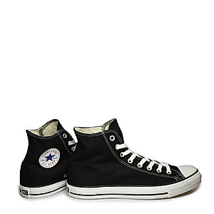 Converse Chuck Taylor All Star Canvas High Top,Black/White, 9 Women/7 Men