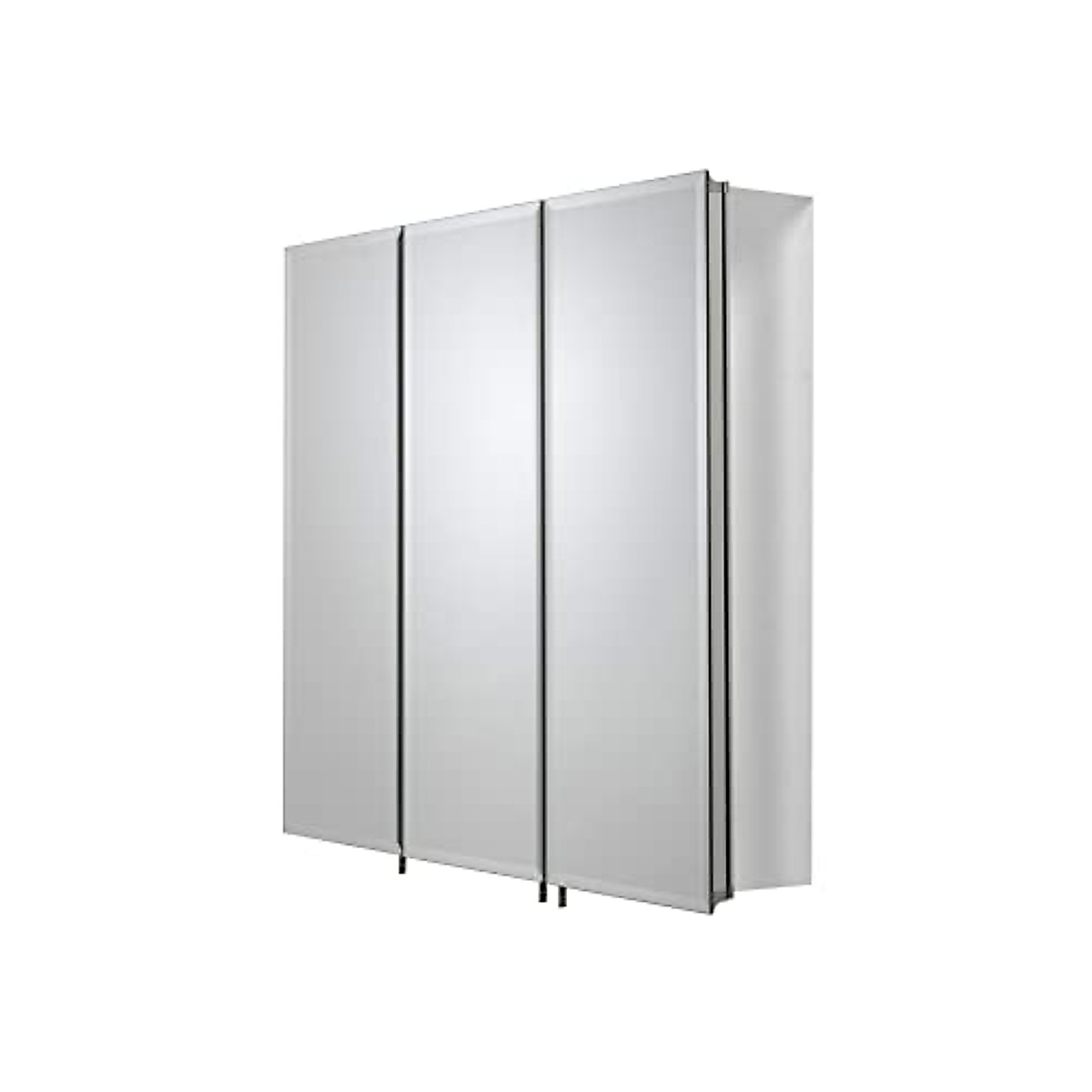 Croydex Loxley 26-Inch x 30-Inch Triple Door Tri-View Cabinet with Hang 'N' Lock Fitting System