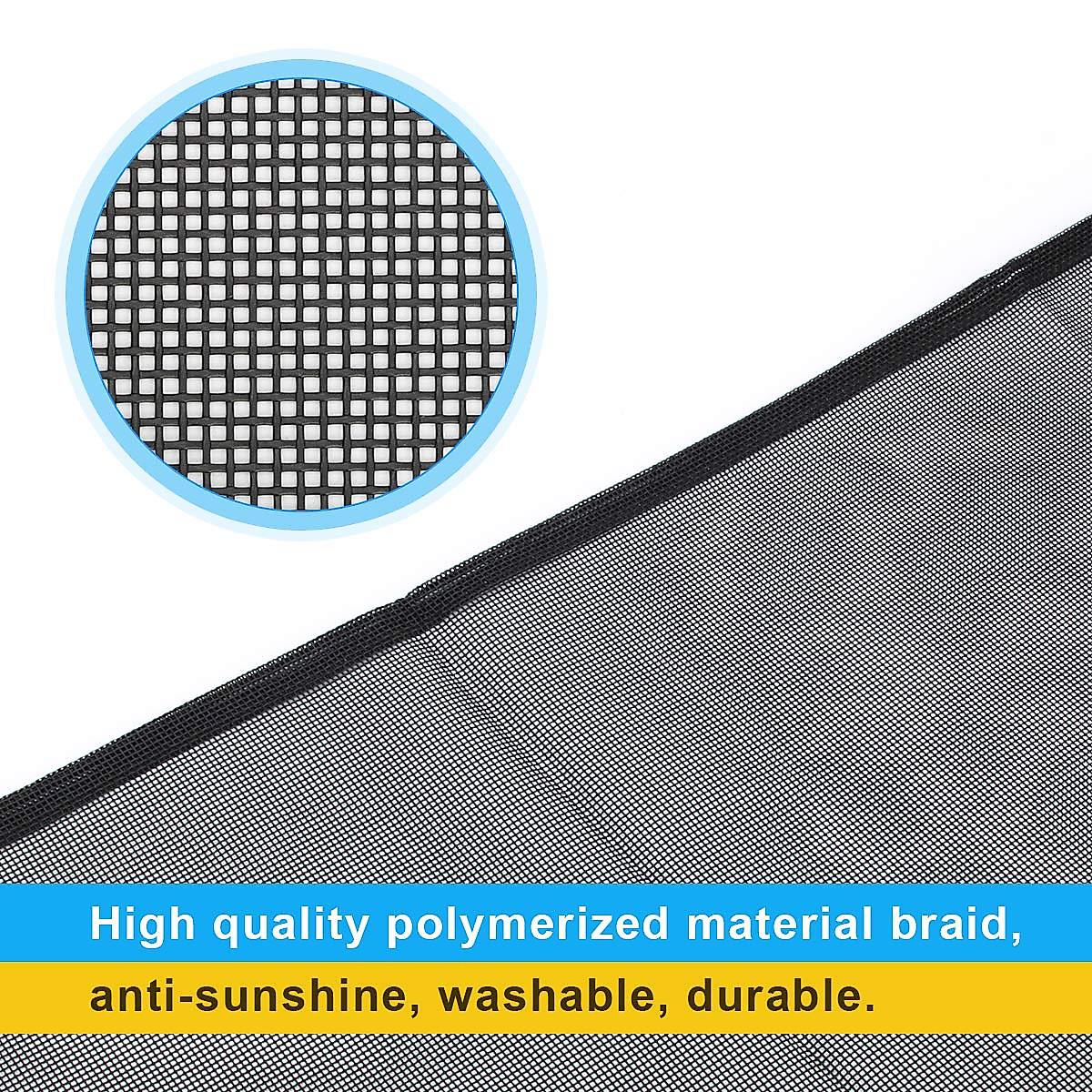 Luxiv Full Mesh Central Air Conditioner Cover, All Seasons Mesh Air Conditioner Leaf Guard AC Cover for Outdoor Central Ac (27.5 x 27.5 x 31.5)