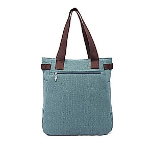 KAUKKO Women Canvas Handbag Shoulder Bag Cat Big Tote Bag