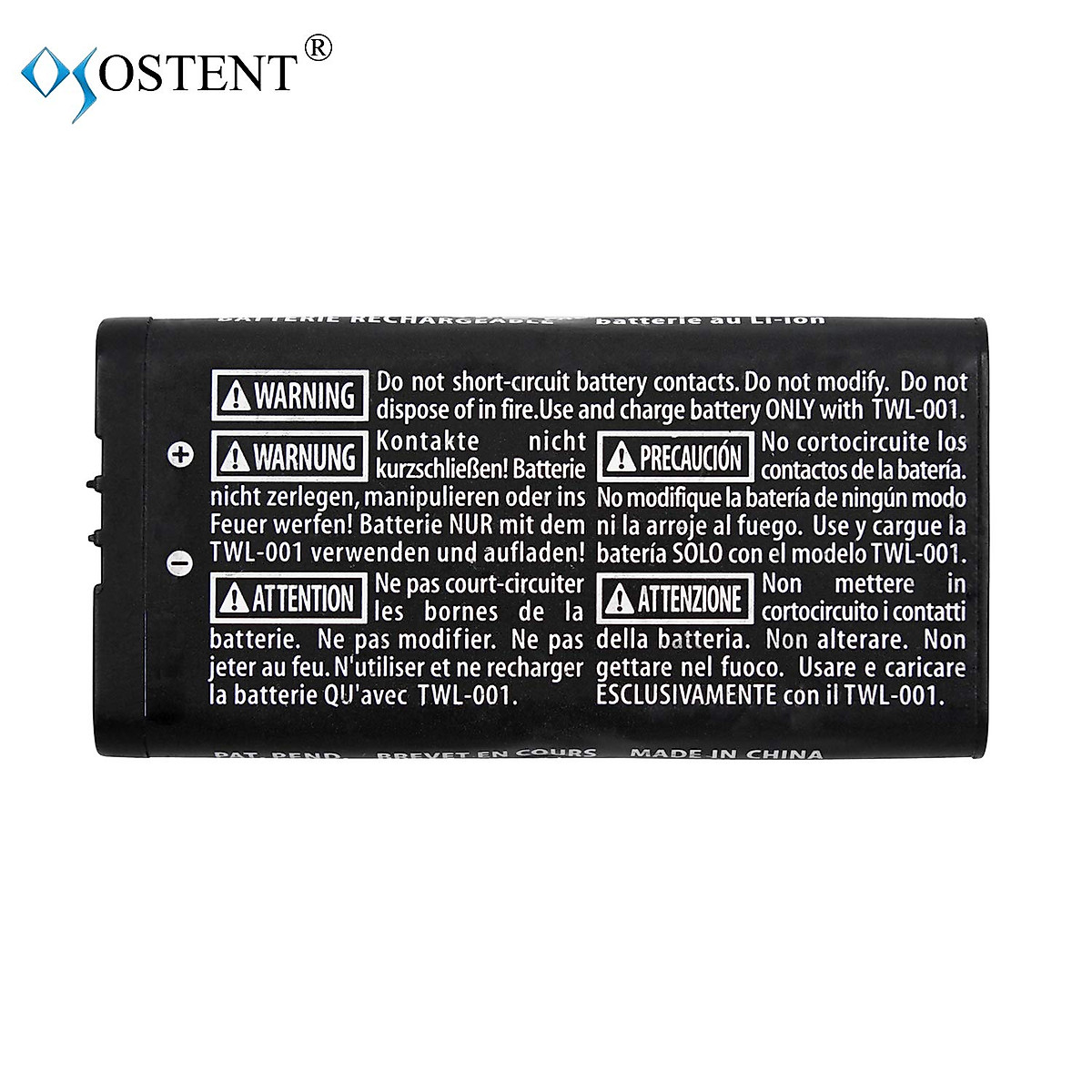OSTENT 840mAh Rechargeable Lithium-ion Battery + Tool + Pen Pack Kit for Nintendo DSi NDSi
