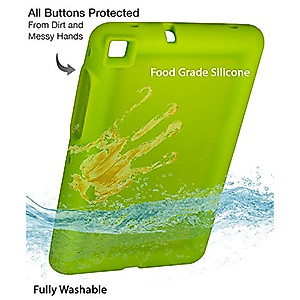 BobjGear Bobj Rugged Tablet Case for Samsung Galaxy Tab A 8.0 (2019) SM-T290, SM-T295 Kid Friendly (Gotcha Green)