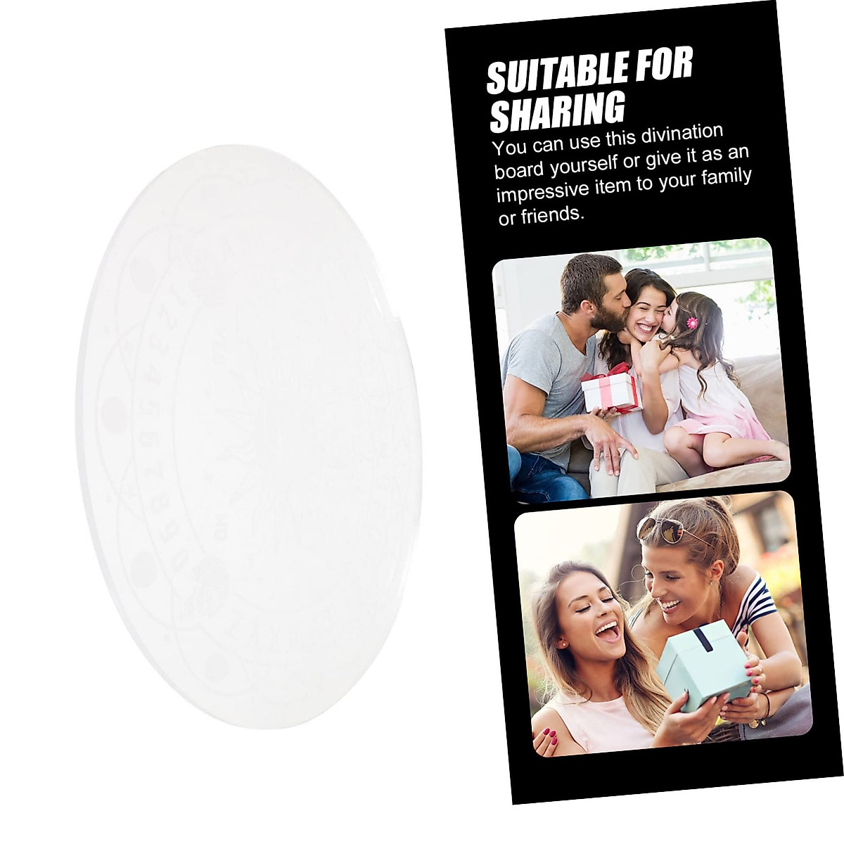 Pendulum Dashboard Divination Pendulum Board Divination Message Board Table Divination Board Divination Tools Decorative Divination Board Acrylic Board Pendulum Board Decoration