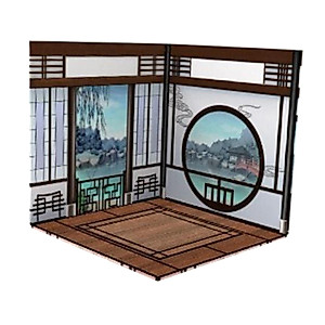 AMLESO Backdrop Scene Model Collection Background Board Scene for Action Figures Storage, Chinese Room