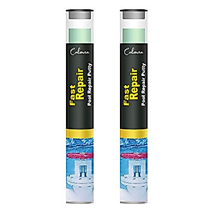 Calvana (2-Pack) 4-oz All Purpose Epoxy Putty Stick | Pool Patch, Pool Bounding Kit – A Quick and Permanent Repair Solution for Pool Light, Pool Tile, Skimmer, and Plumbing leaks – Work Like Magic