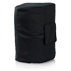 Gator Cases Protective Nylon Speaker Cover for Compact 12" Speaker Cabinets; Fits QSC K12, Yamaha DXR12 and more (GPA-CVR12), Black
