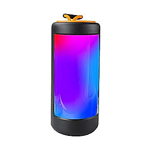 Lefthigh New Portable Speaker, with Colored Light Bluetooth Speaker Bluetooth 5.0, Compatible with TFCard, AUX Cable, USB Flash Drive