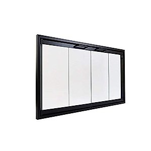 Heatilator Prefab Fireplace Door | Easy to Install | Frame Included | - Fits Models E36, EC36, HB36A, HB36AI Only.