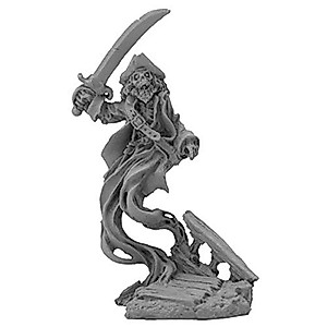 Ghost Pirate Captain Miniature 25mm Heroic Scale Dark Heaven Legends Reaper Miniatures