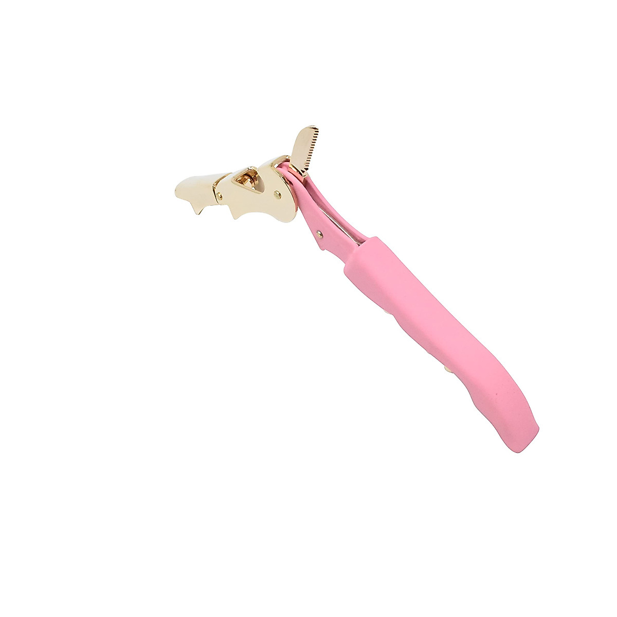 Gold and Pink Soft Velvet Touch Waiters Double Hinge Corkscrew Wine Bottle Opener