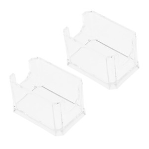 DOITOOL 2pcs Tea Bag Box Acrylic Sundries Containers Coffee Bag Box Acrylic Storage Box Storage Organizer Box Tea Containers Clear Candy Bags Square Coffee Bag Box Acrylic Containers Food