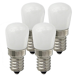 CTKcom 2W LED Refrigerator Bulb,European E14 LED Bulbs(4 Pack)- E14 Base 15W Equivalent Daylight White 6000K 110V Lamp for Freezer Lighting,Home Lighting