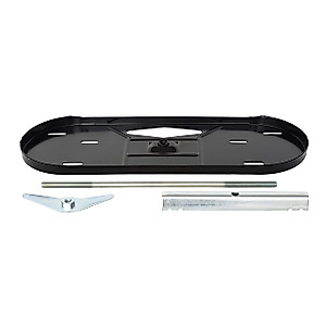 Flame King Dual RV Propane Tank Cylinder Rack for RVs and Trailers for 30lb Tanks - KT30MNT (Tanks Sold Separately), Black