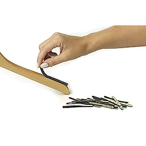 NOPPOR 3'' Non-Slip Hanger Strips Self Adhesive Anti Slip Grip Hanging Clothes Gripper