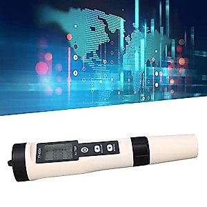 H2 Meter, H2 Water Hydrogen Analyzer Portable IP67 Waterproof Temperature Detection 2 in 1 High Sensitivity Electrode with Backlit for Laboratory