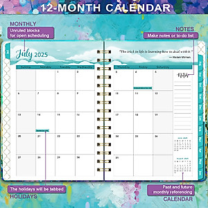 Planner 2023-2024 - Jul.2023 - Jun.2024, 2023-2024 Planner, Academic Planner 2023-2024, 2023-2024 Planner Weekly & Monthly with Tabs, 6.3" x 8.4", Hardcover + Back Pocket + Twin-Wire Binding, Daily Organizer - Oil Painting