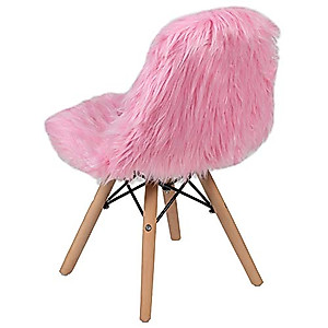 Flash Furniture Kids Shaggy Dog Light Pink Accent Chair