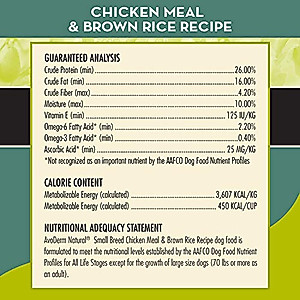 Avoderm, Dog Food Small Breed 7 lb