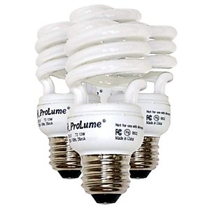Halco 45071 - CFL13/27/T2 4PK Twist Medium Screw Base Compact Fluorescent Light Bulb