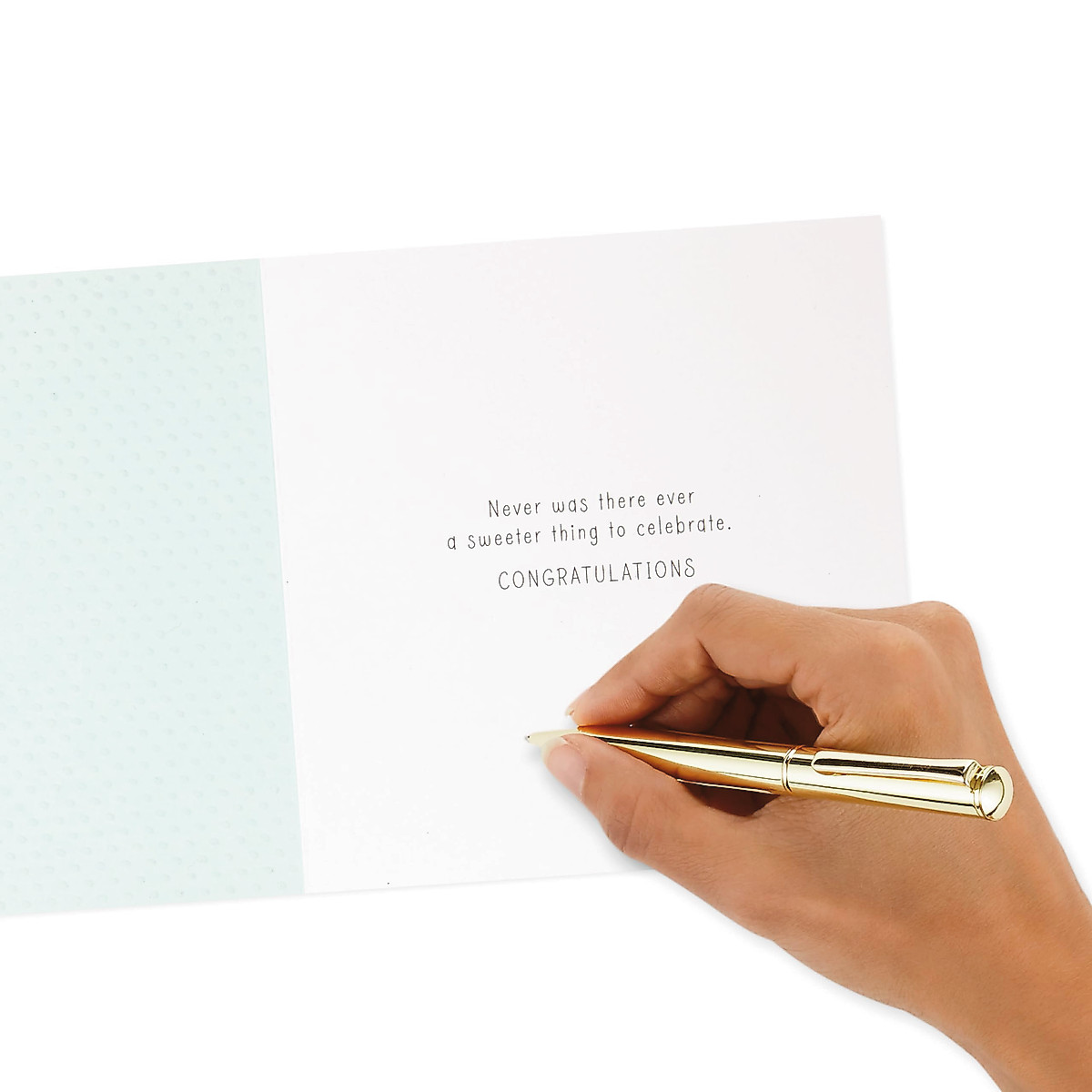 Hallmark Signature New Baby Greeting Card, Winnie the Pooh and Piglet