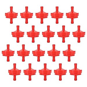 KIPA 1/4" Inline Gas Fuel Filter Replacement for Toro 42-5240 56-6360 Briggs Stratton 298090 298090S John Deere AM107314 LG298090 LG298090S PT4265 Lawn Mower Pack-20 150 Micron Element