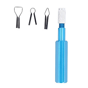 2 Set Floor Skiving Knife Kit 4Pcs HSS Blades Aluminum Alloy Handle Yin Yang Corners PVC Plastic Trimming Floor Edging Welding Tool