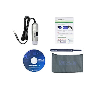 Dino-Lite USB Digital Microscope AM3111T - 0.3MP, 10x - 50x, 230x Optical Magnification, MicroTouch (Discontinued)